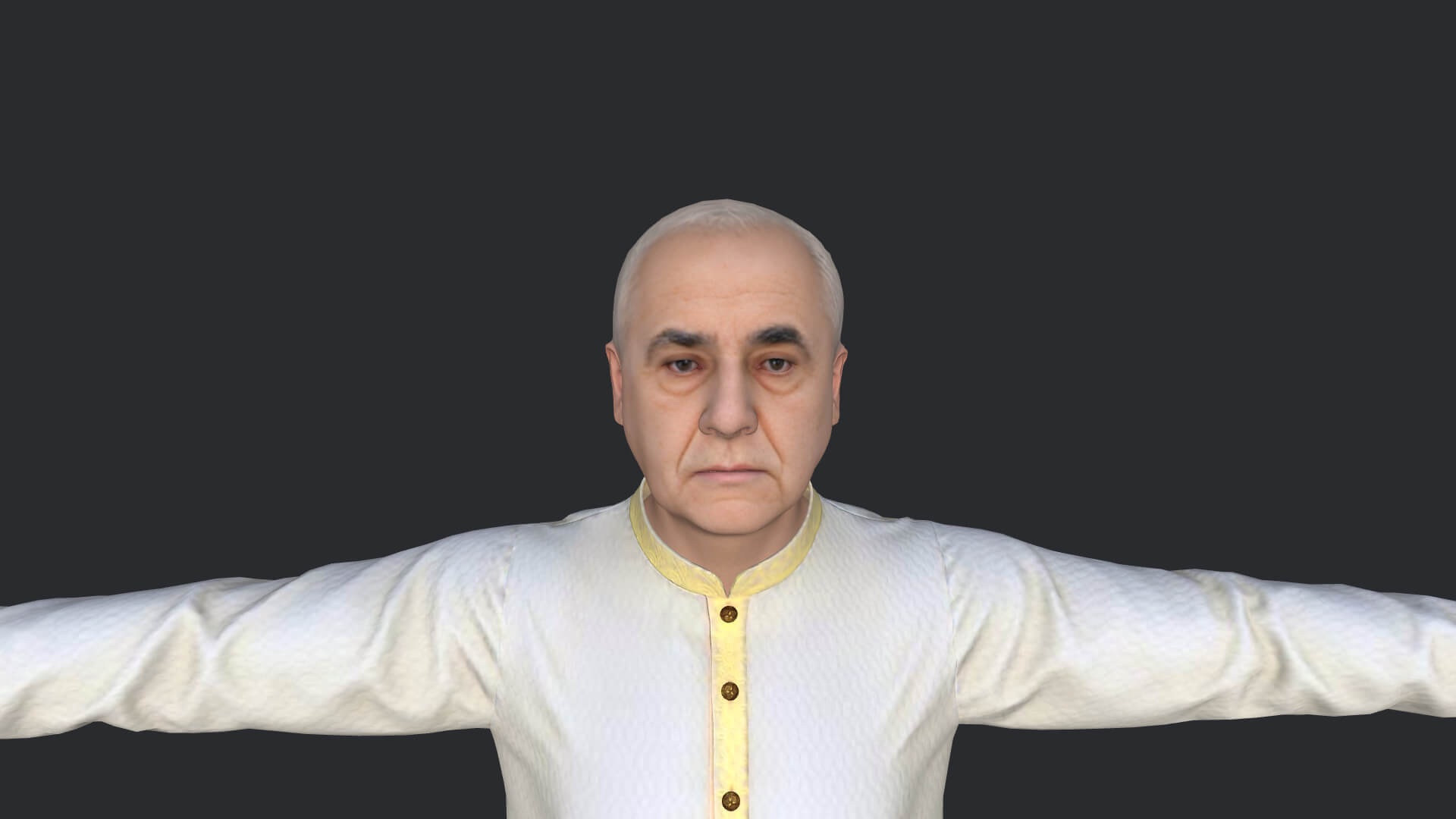 Ali Asadov Realistic Full Body Fully Rigged Character - 3D Model by ...