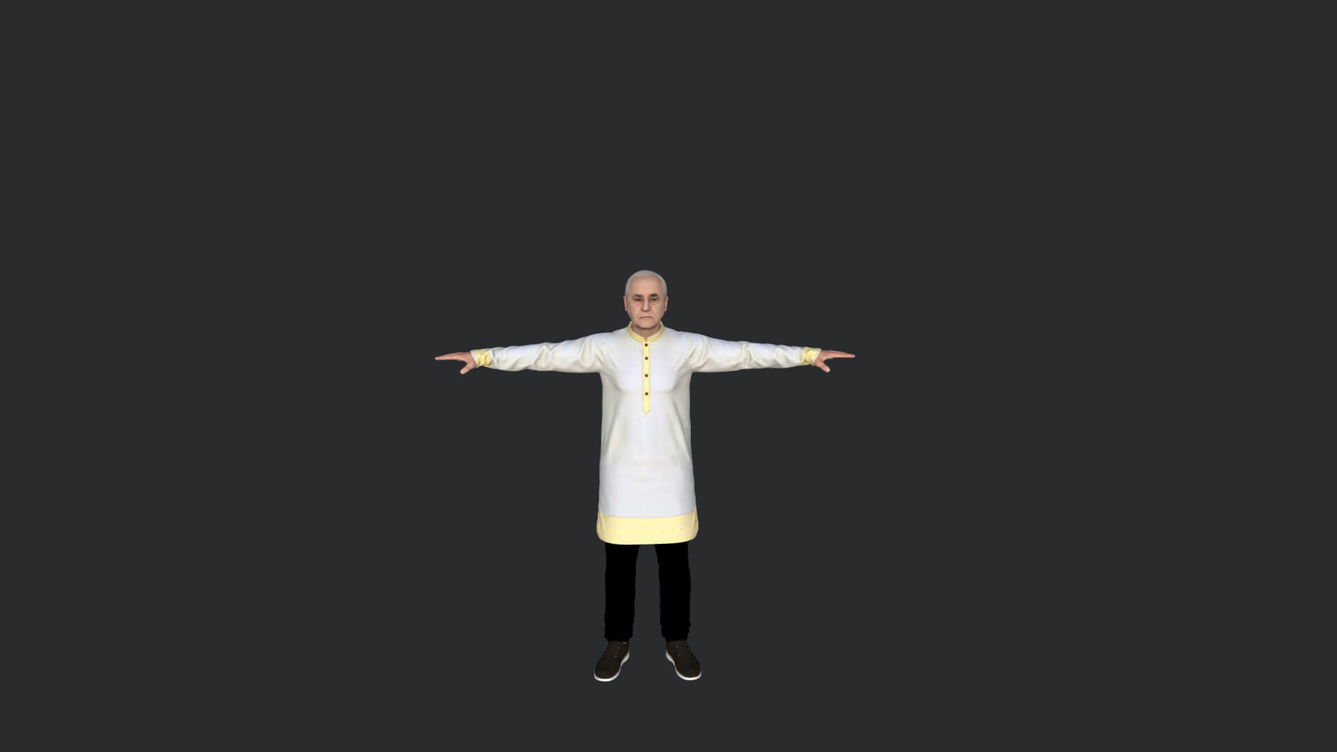 Ali Asadov Realistic Full Body Fully Rigged Character - 3D Model by ...