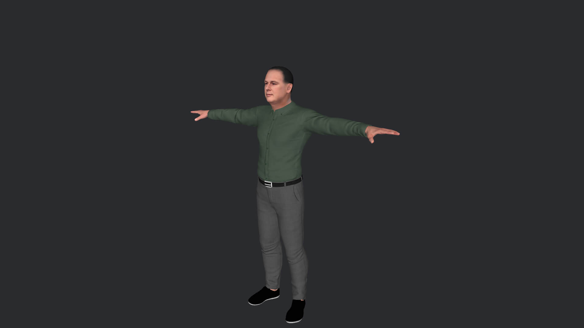 Allen Chastanet Realistic Full Body Fully Rigged Character - 3D Model ...