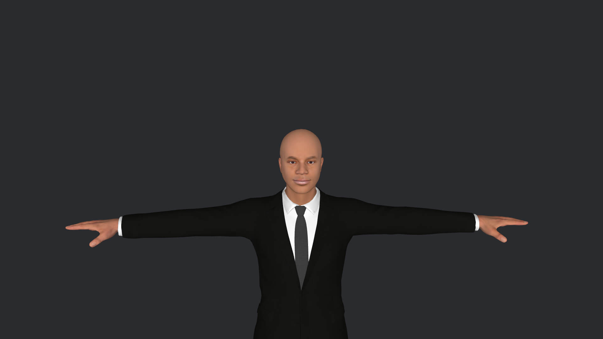 Alonzo Bodden Realistic Full Body Fully Rigged Character - 3D Model by meta avatars