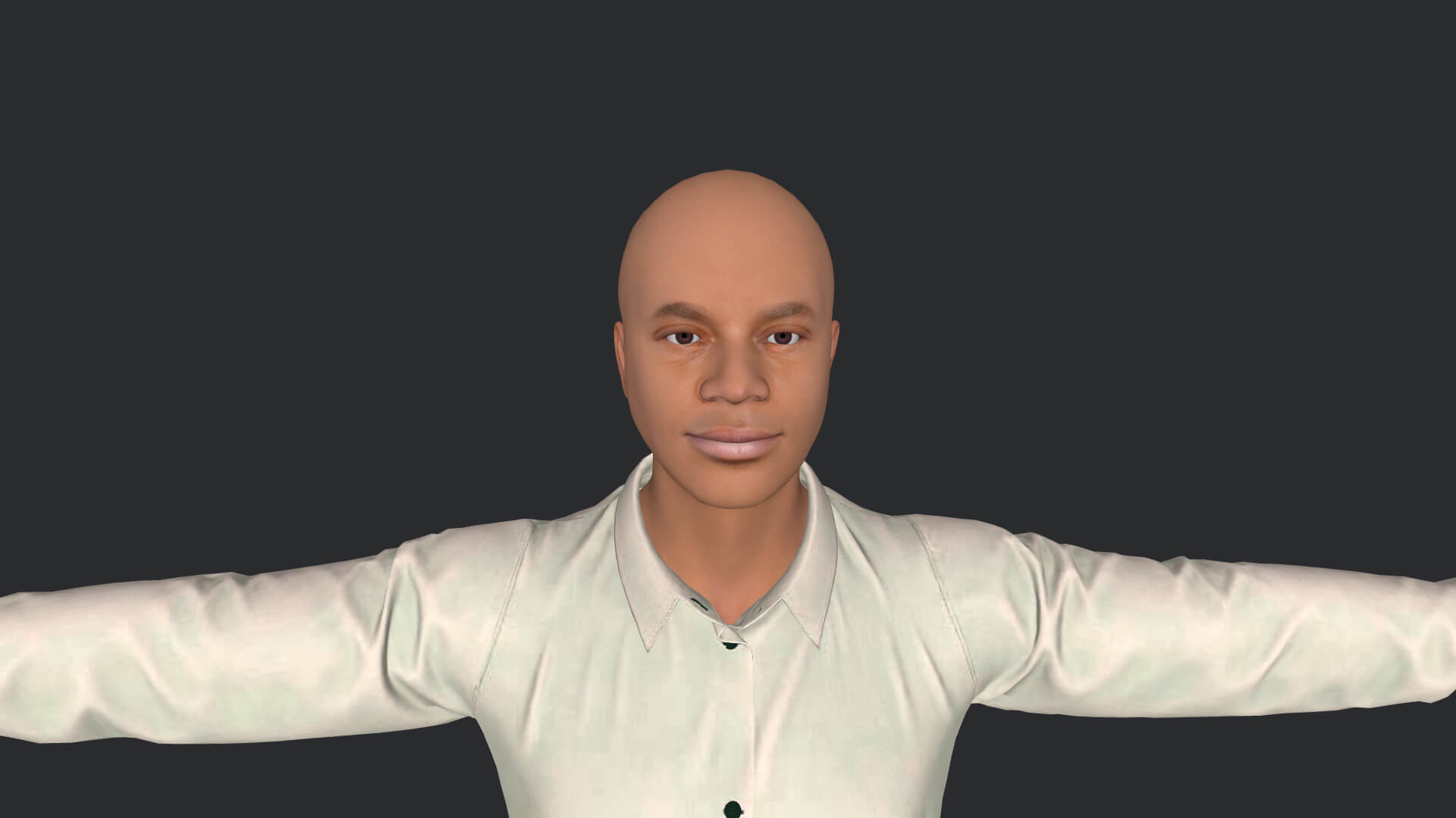 Alonzo Bodden Realistic Full Body Fully Rigged Character - 3D Model by meta avatars