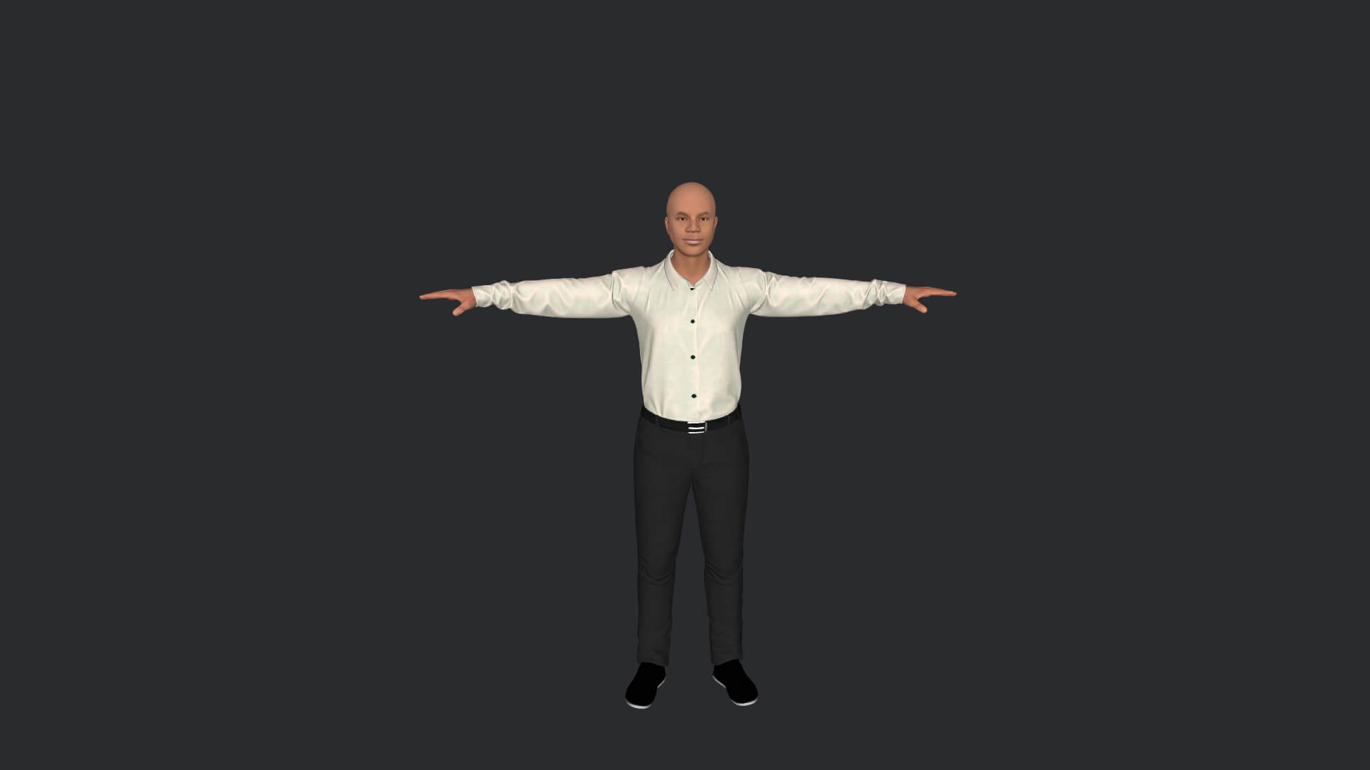 Alonzo Bodden Realistic Full Body Fully Rigged Character - 3D Model by meta avatars