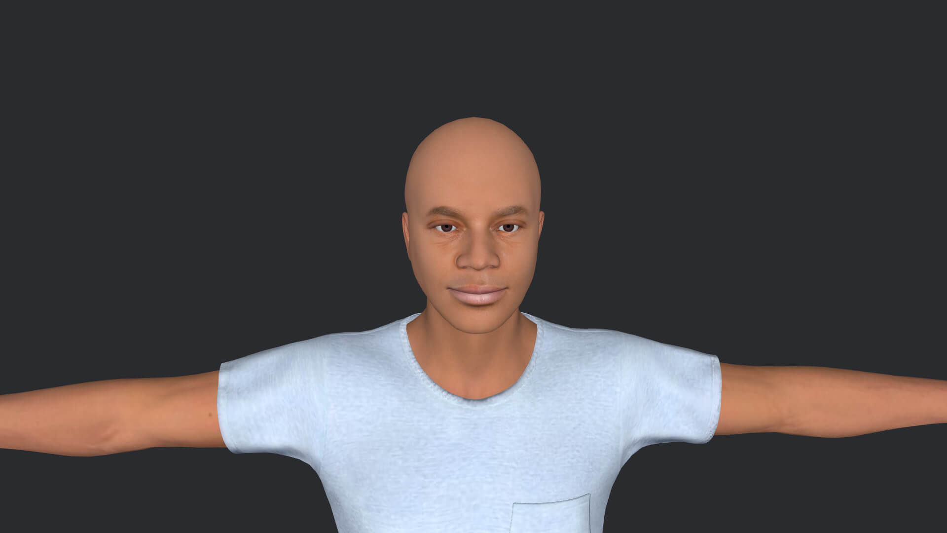 Alonzo Bodden Realistic Full Body Fully Rigged Character - 3D Model by ...