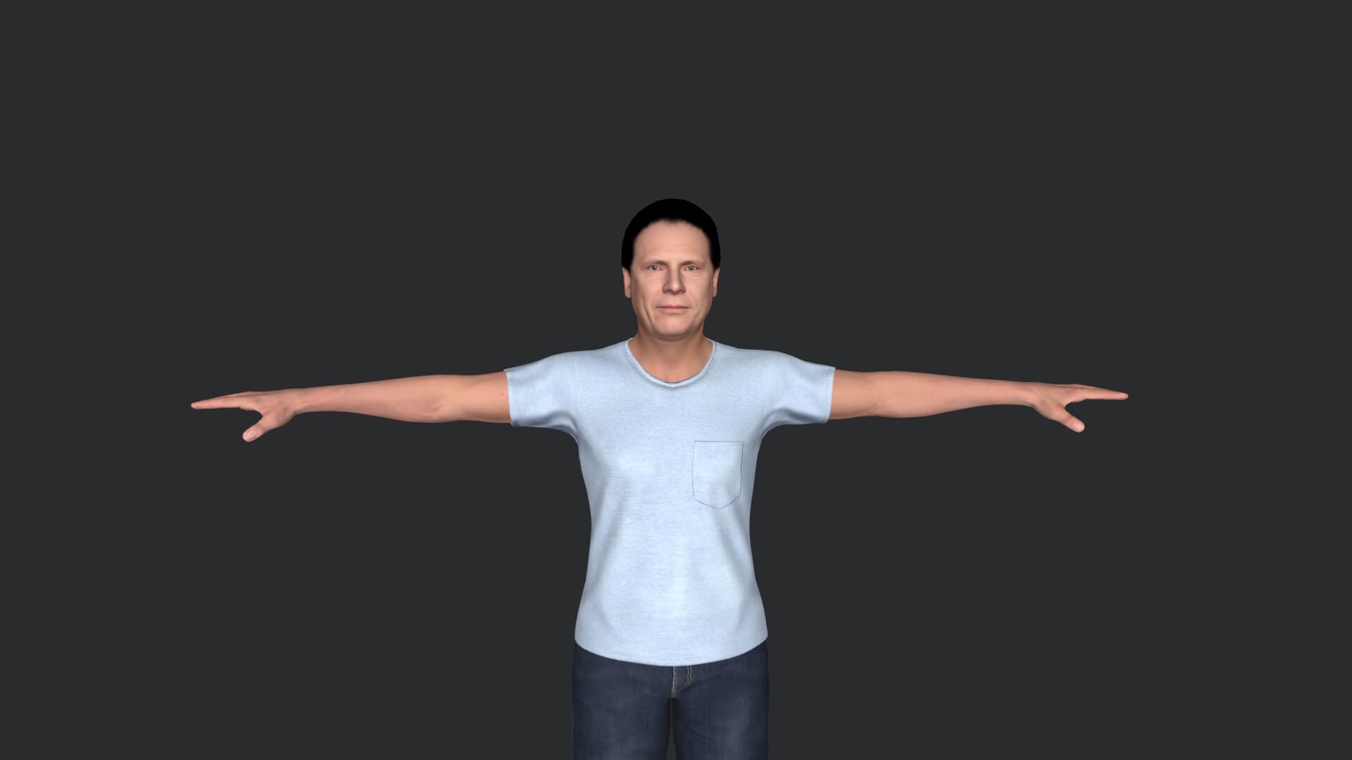 Andrew Cuomo Realistic Full Body Fully Rigged Character - 3D Model by meta avatars