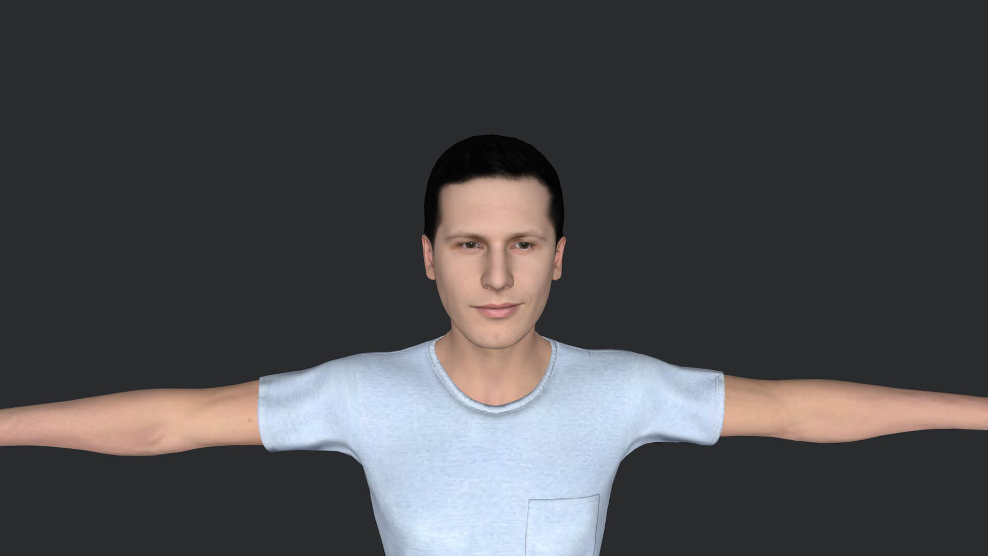 Andy Sandberg Realistic Full Body Fully Rigged Character - 3D Model by ...