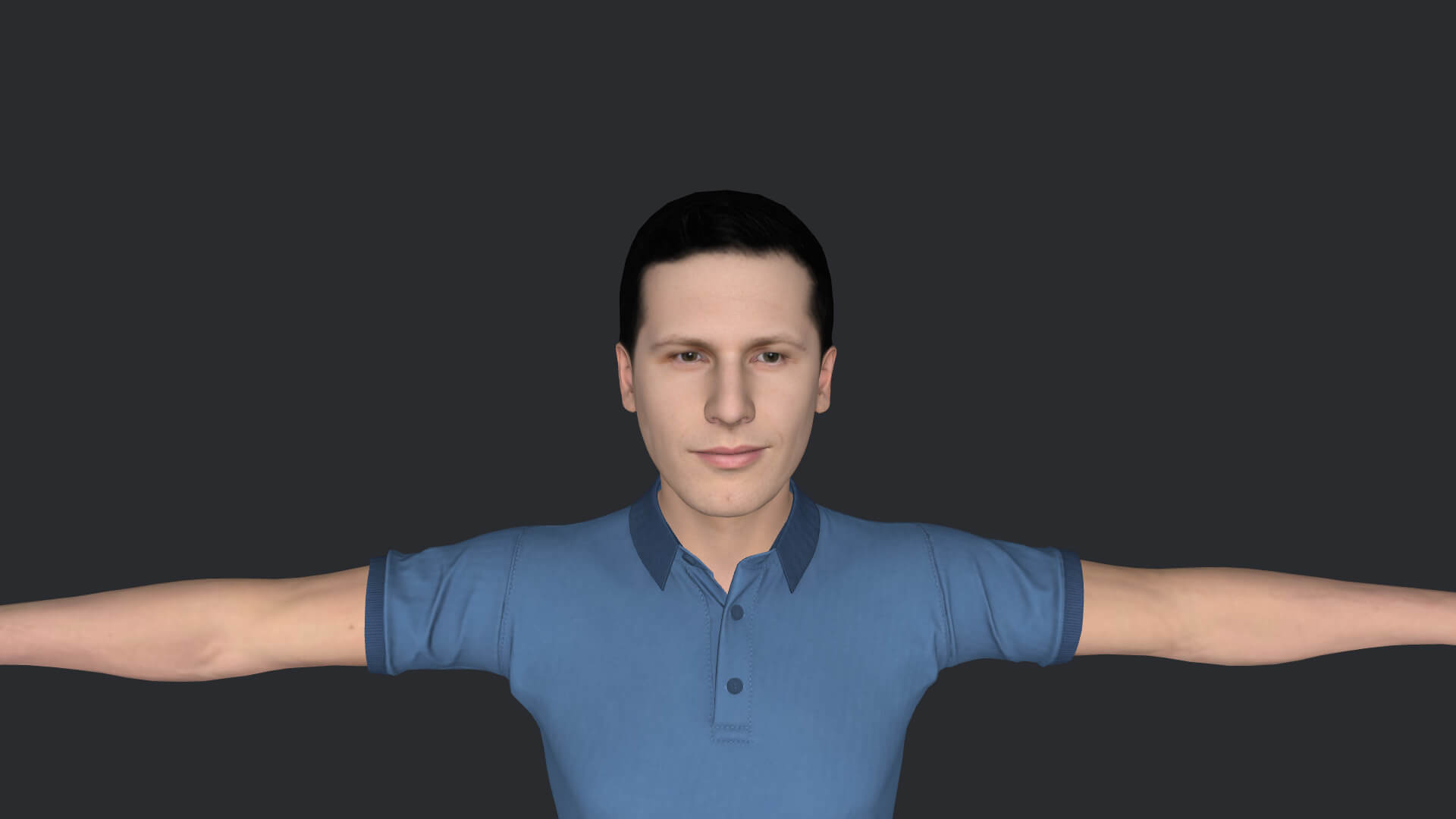Andy Sandberg Realistic Full Body Fully Rigged Character - 3D Model by ...