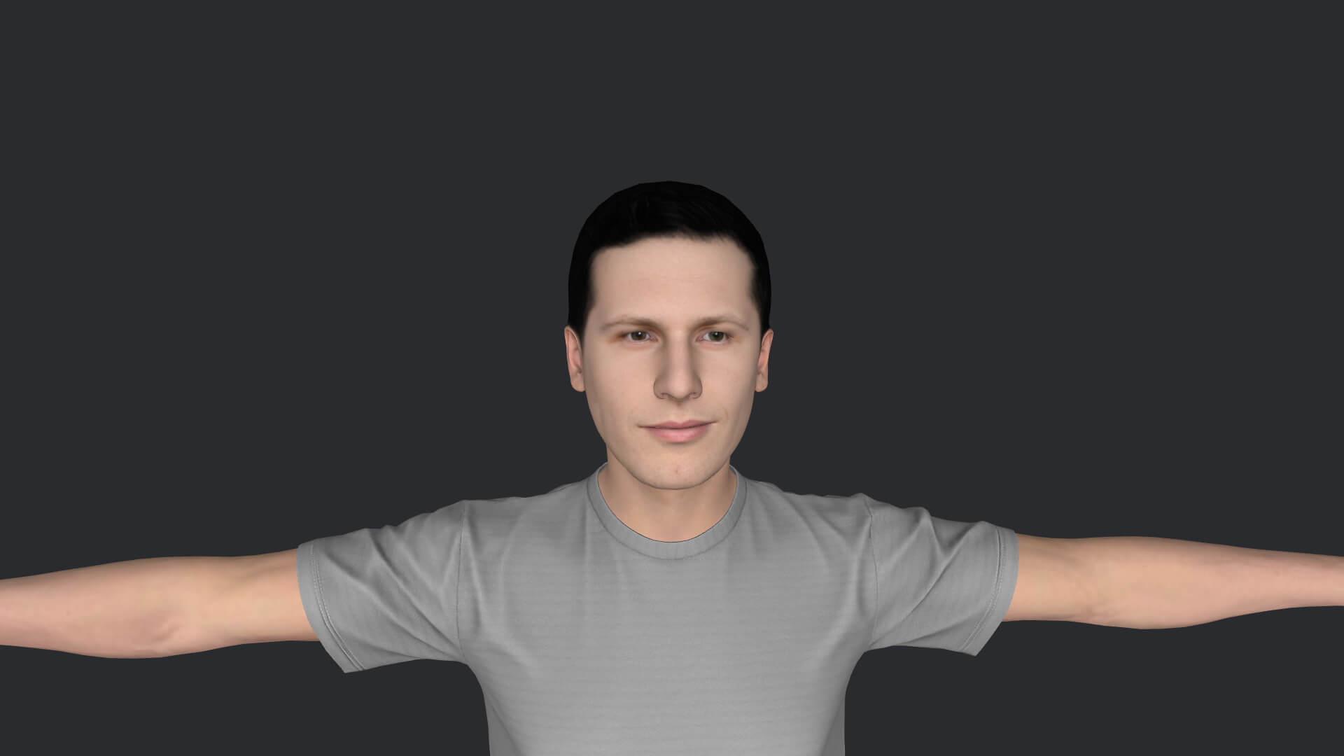 Andy Sandberg Realistic Full Body Fully Rigged Character - 3D Model by ...