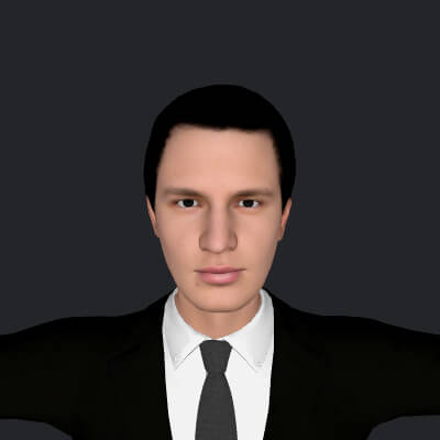 Ansel Elgort Hyper Realistic Full Body Rigged 3D Character by meta avatars