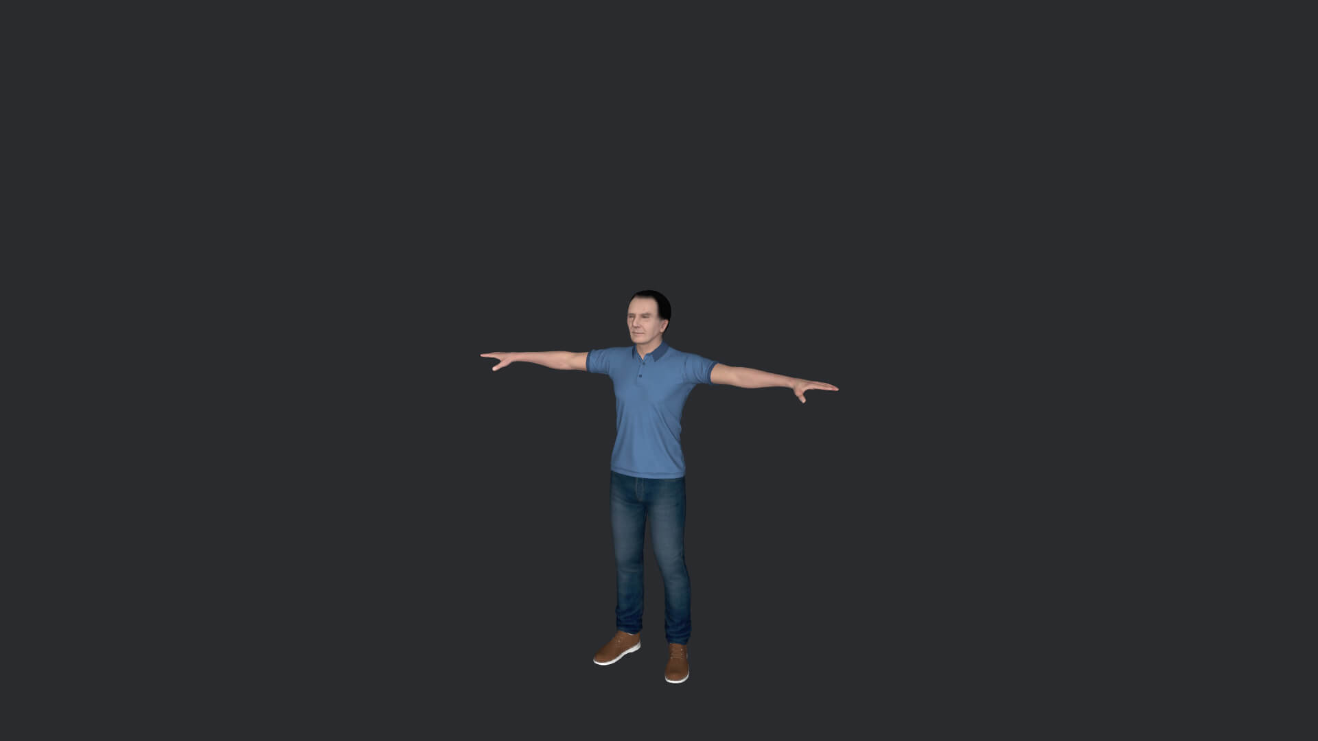 Anthony Eden Realistic Full Body Fully Rigged Character - 3D Model by ...