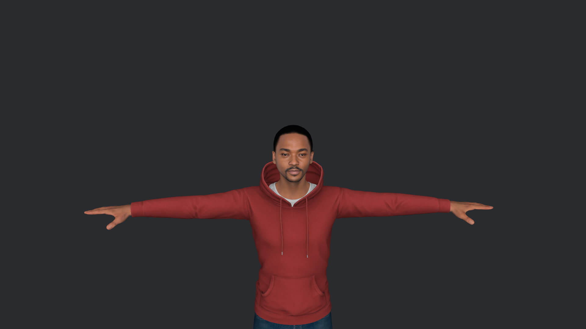 Anthony Mackie Realistic Full Body Fully Rigged Character - 3D Model by ...