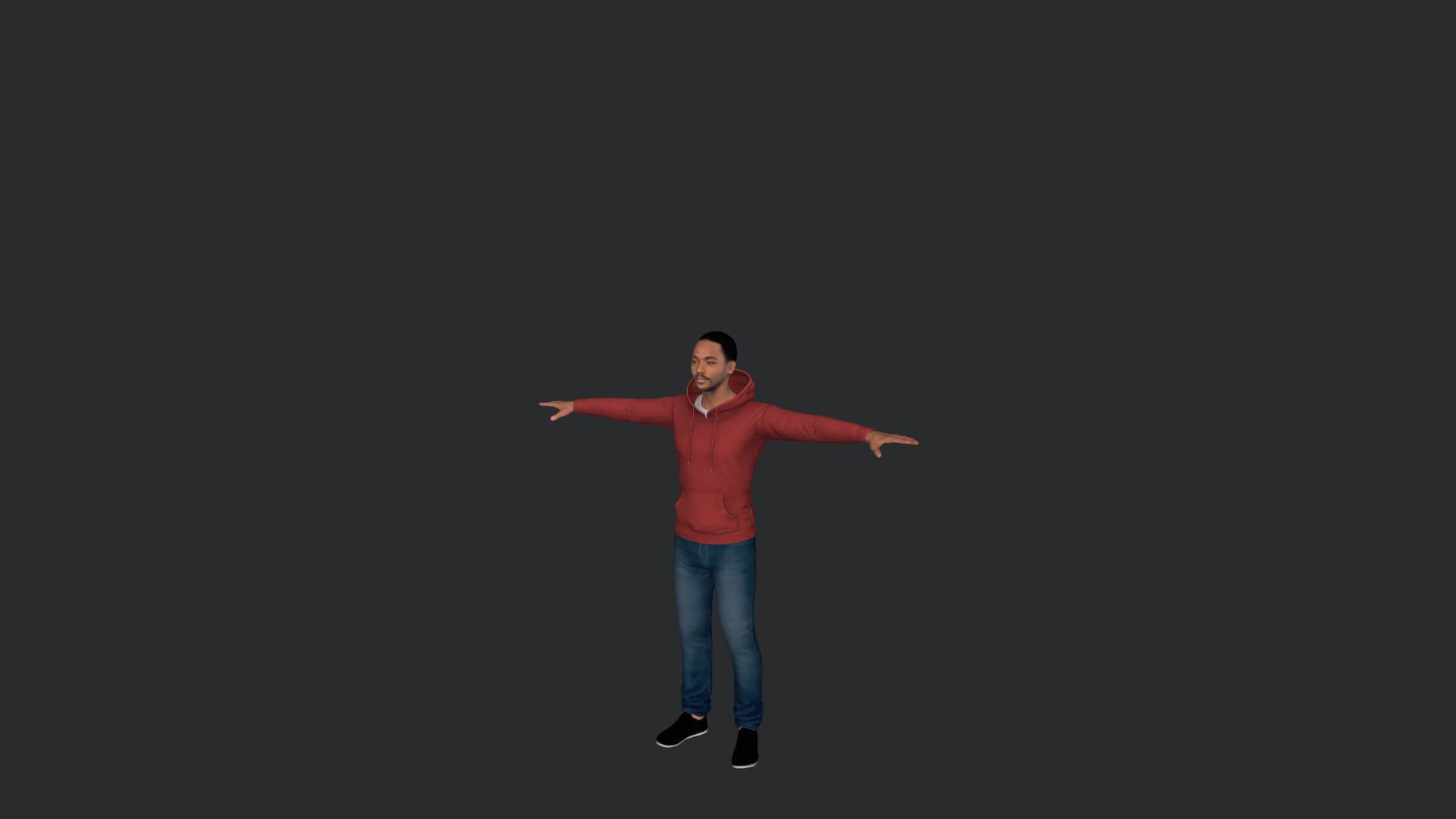 Anthony Mackie Realistic Full Body Fully Rigged Character - 3D Model by ...