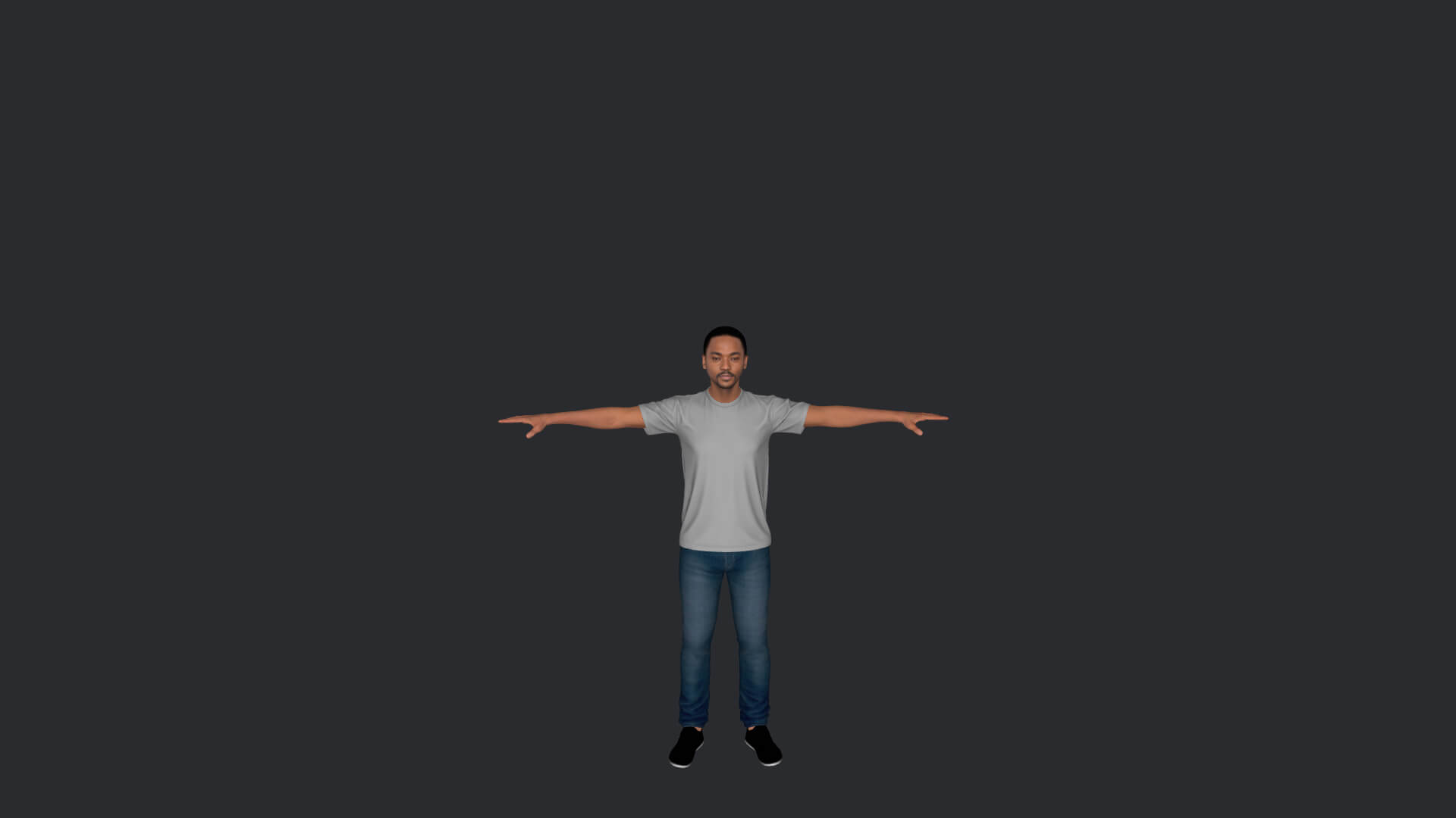 Anthony Mackie Realistic Full Body Fully Rigged Character - 3D Model by ...