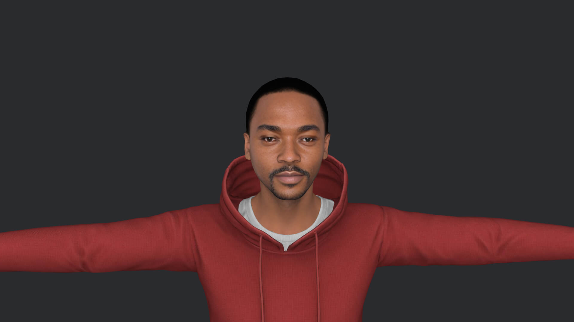 Anthony Mackie Realistic Full Body Fully Rigged Character - 3D Model by ...