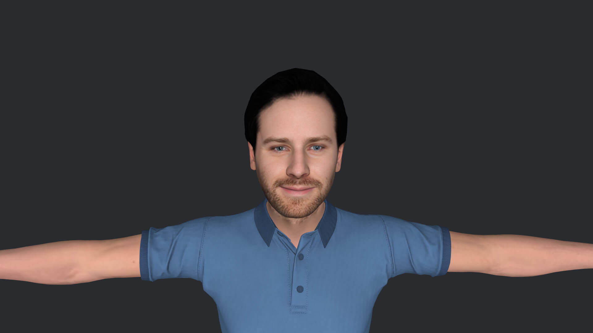 Armie Hammer Realistic Full Body Fully Rigged Character - 3D Model by ...