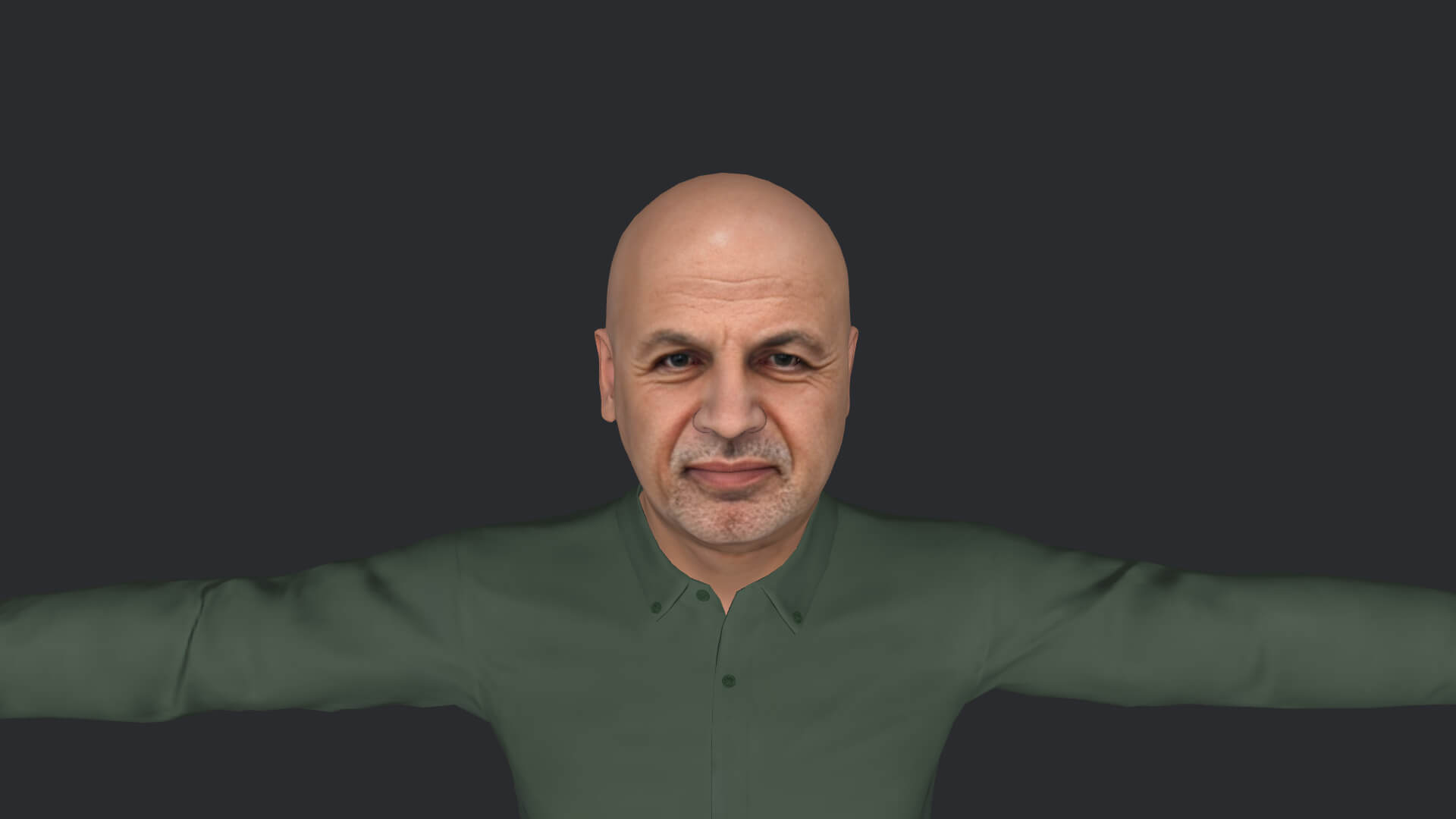 Ashraf Ghani Realistic Full Body Fully Rigged Character - 3D Model by ...