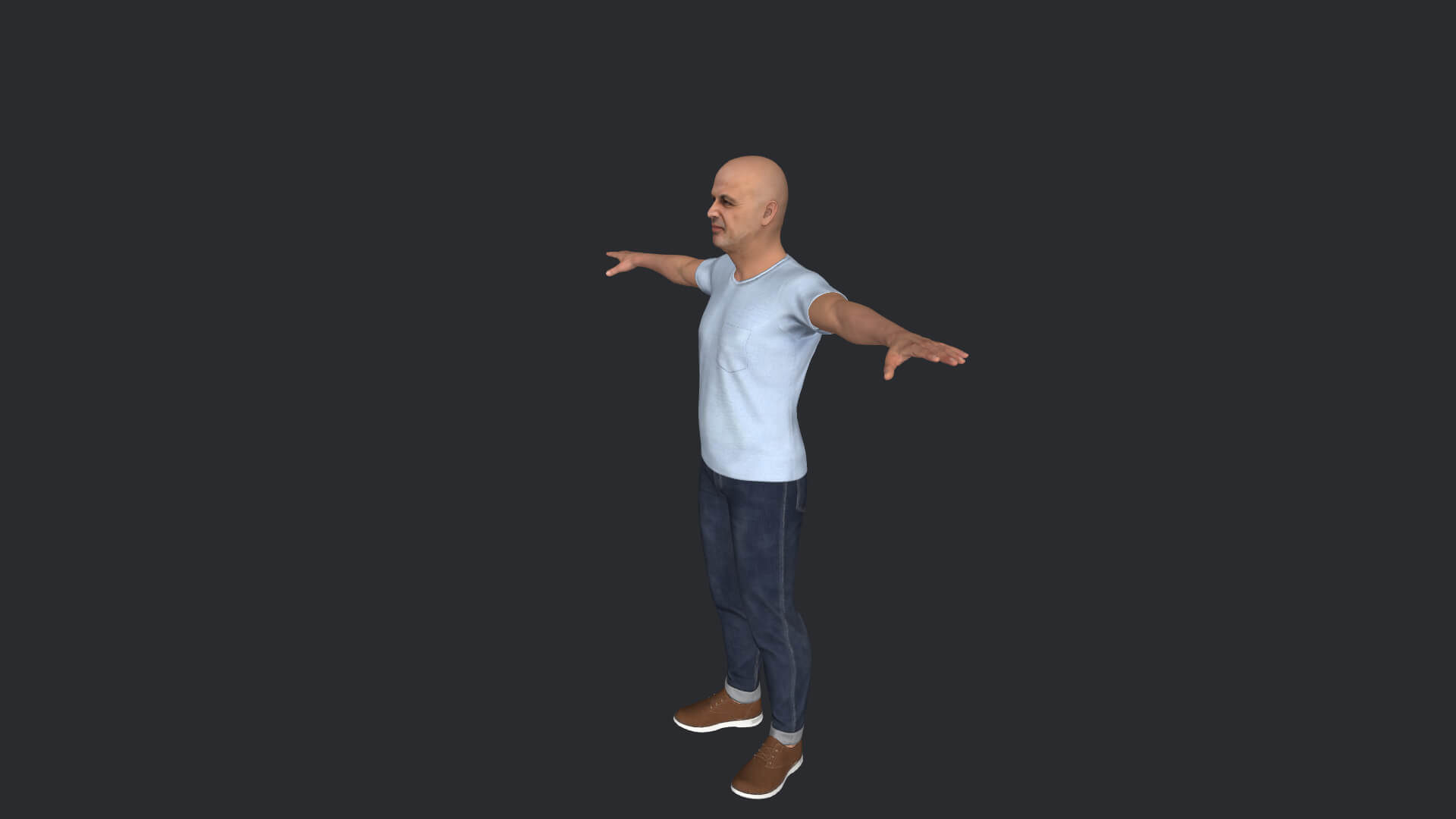 Ashraf Ghani Realistic Full Body Fully Rigged Character - 3D Model by ...