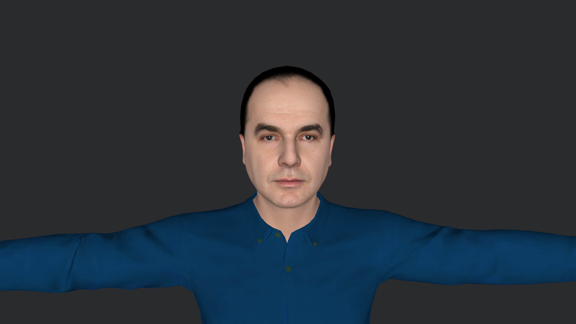 Bajram Begaj Realistic Full Body Fully Rigged Character - 3D Model by ...