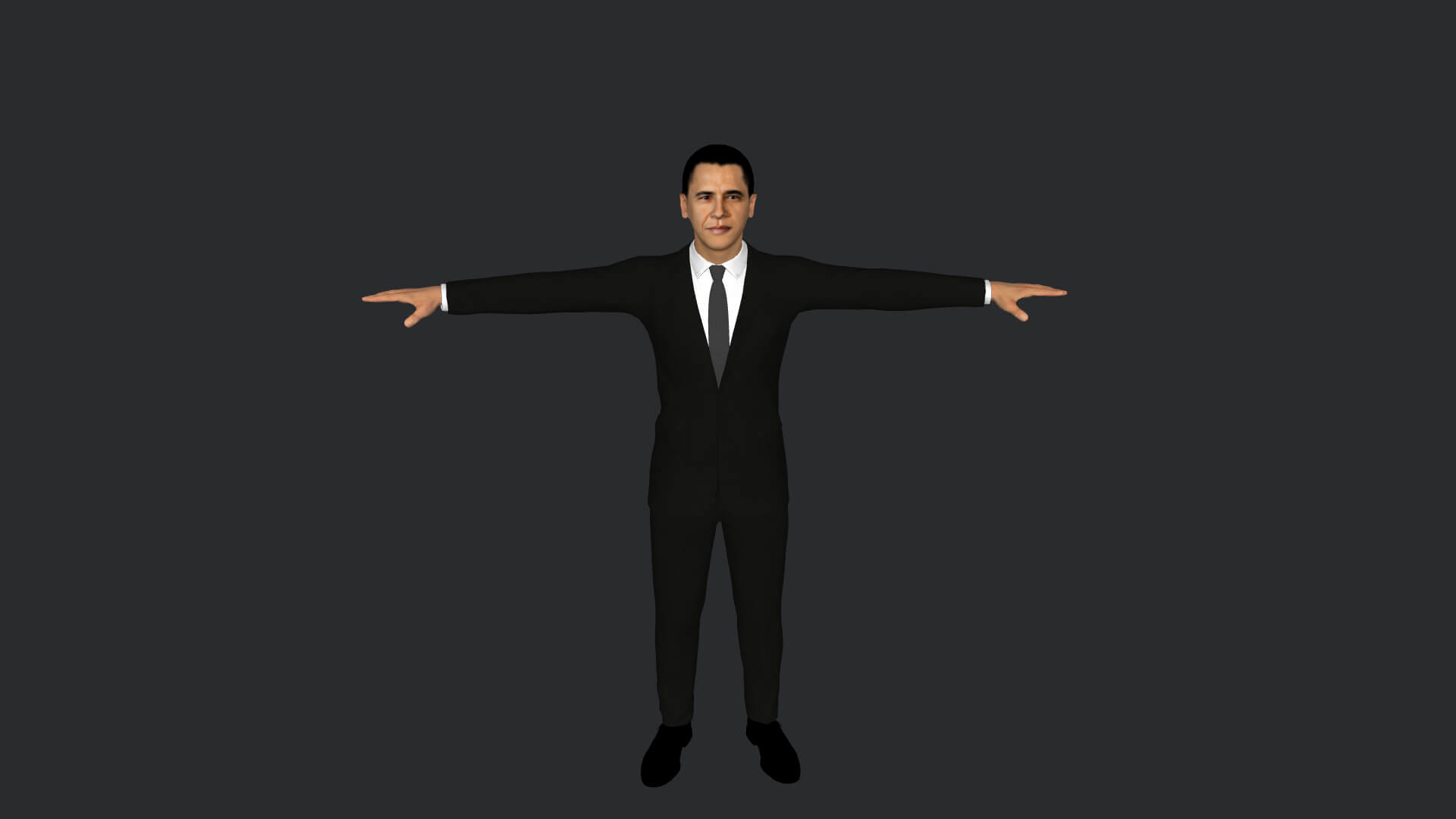 Barack Obama Realistic Full Body Fully Rigged Character - 3D Model by ...