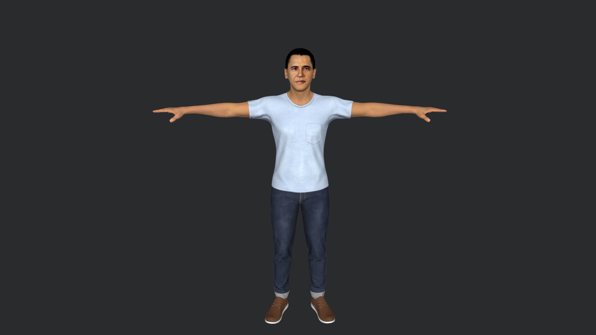 Barack Obama Realistic Full Body Fully Rigged Character - 3D Model by ...