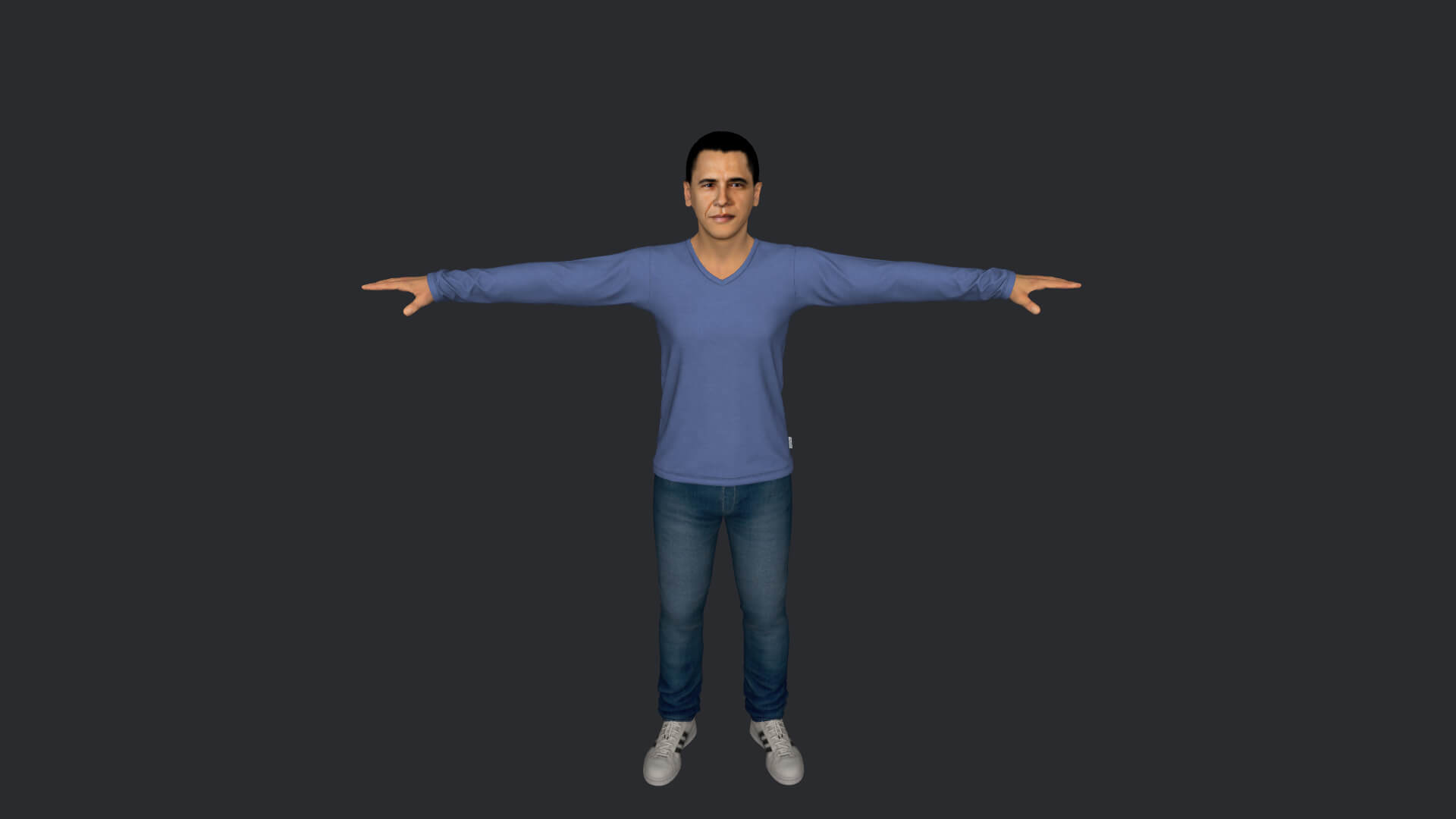 Barack Obama Realistic Full Body Fully Rigged Character - 3D Model by ...