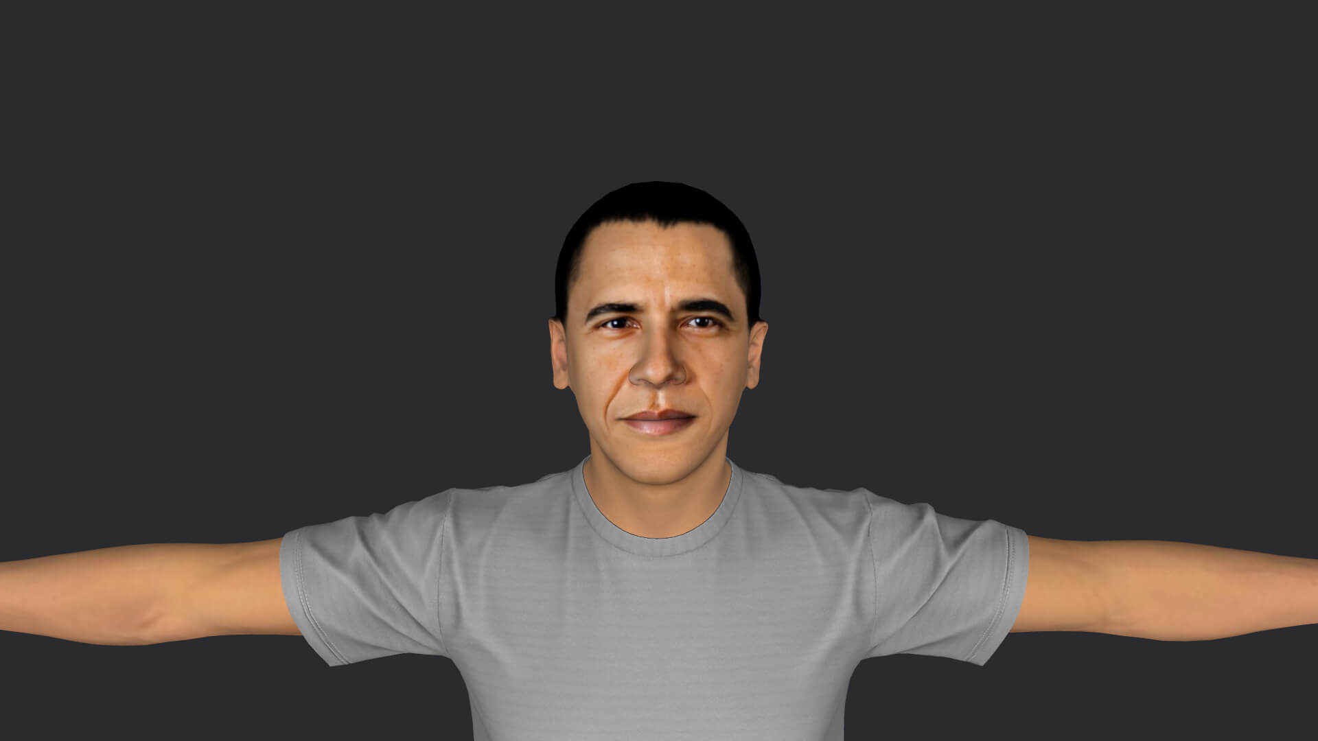 Barack Obama Realistic Full Body Fully Rigged Character - 3D Model by ...