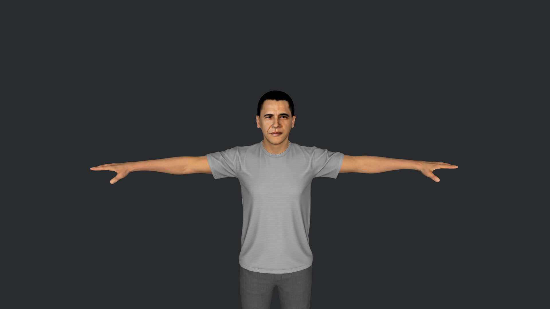 Barack Obama Realistic Full Body Fully Rigged Character - 3D Model by ...