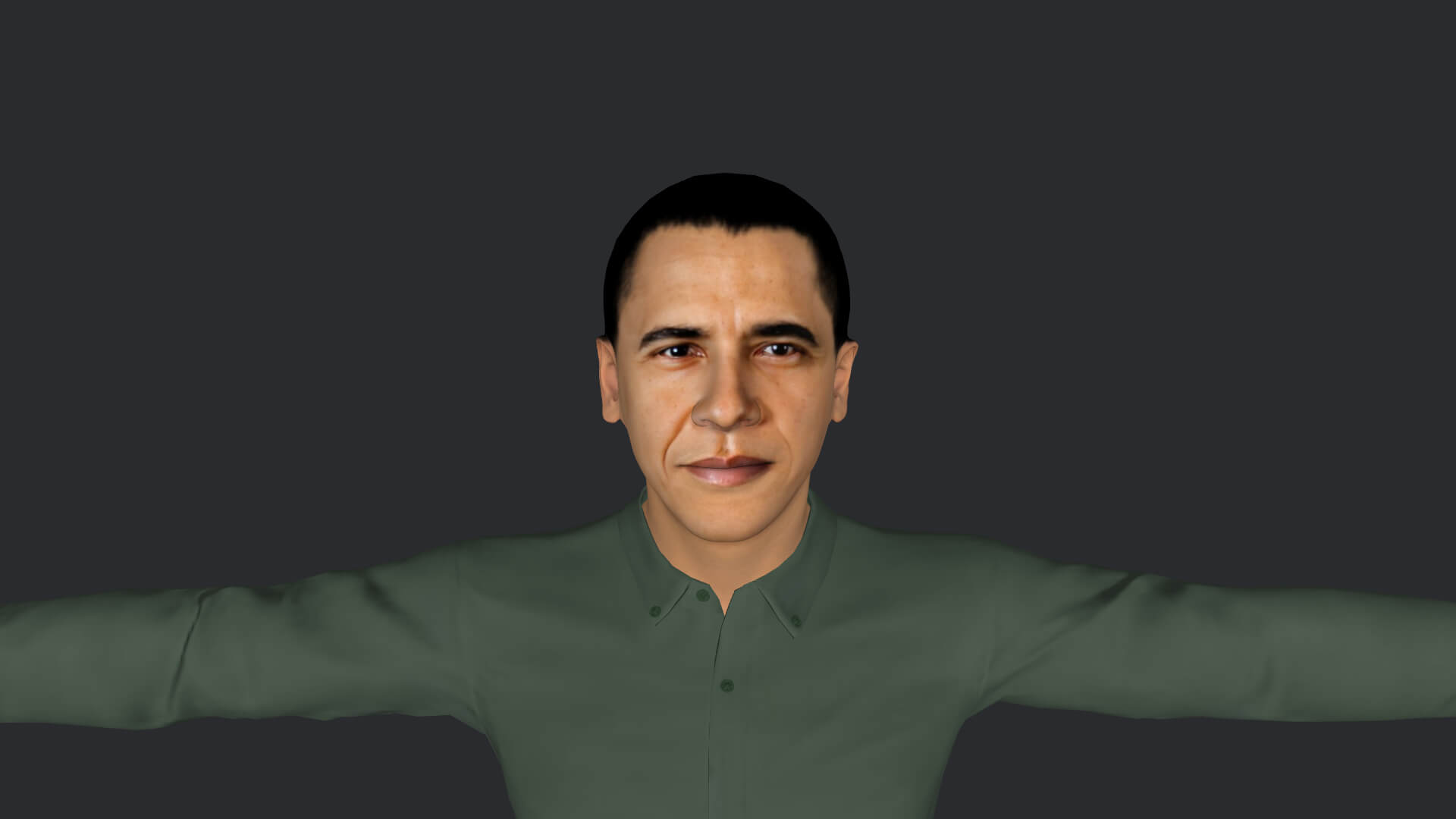 Barack Obama Realistic Full Body Fully Rigged Character - 3D Model by ...