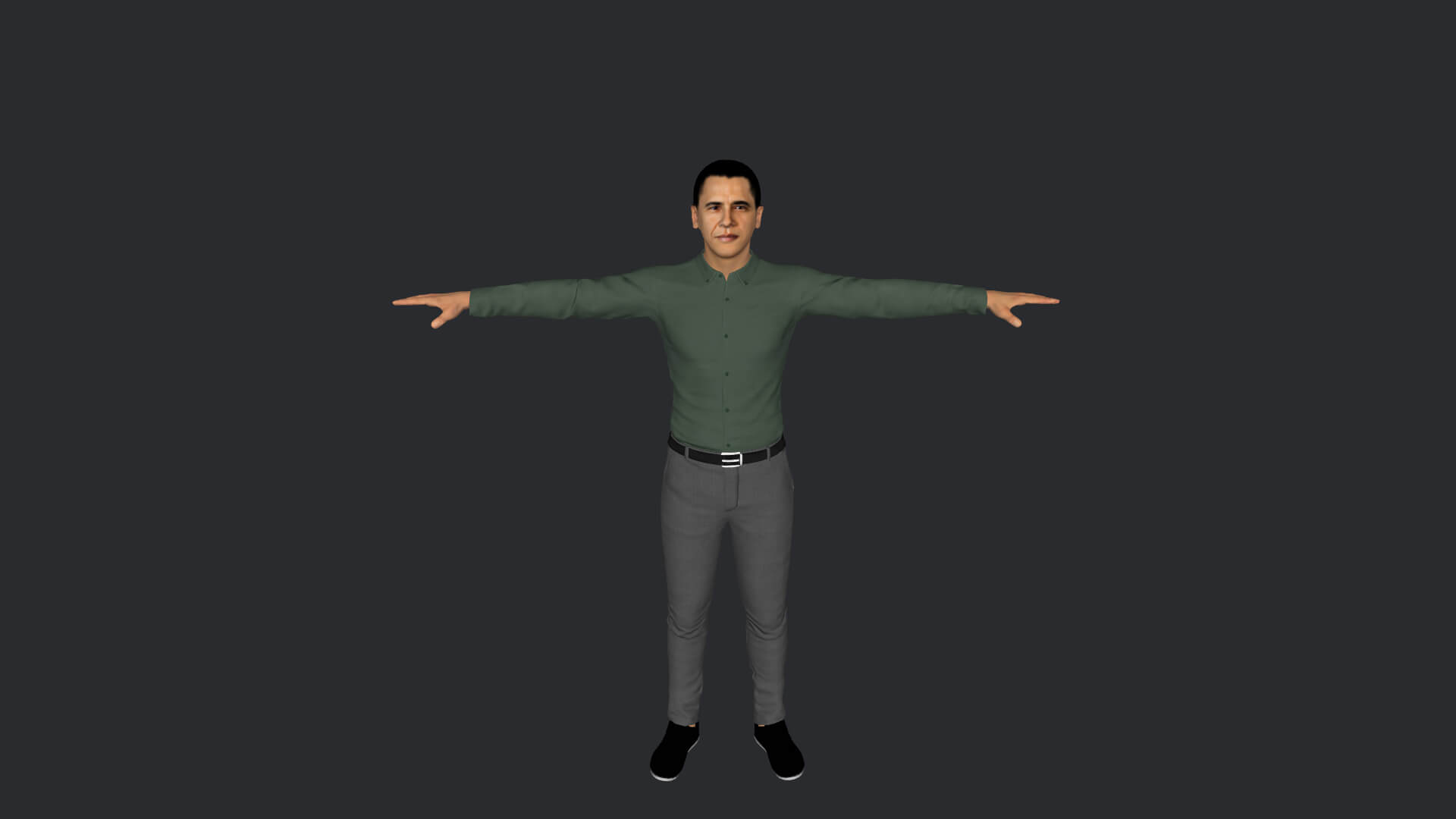Barack Obama Realistic Full Body Fully Rigged Character - 3D Model by ...