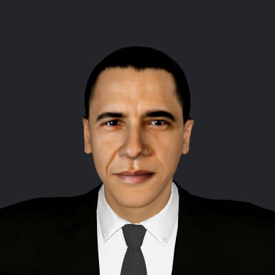 Barack Obama Realistic Full Body Fully Rigged Character - 3D Model by ...
