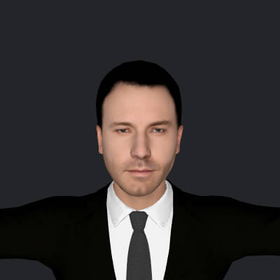 Ben Affleck Realistic Full Body Fully Rigged Character - 3D Model by ...