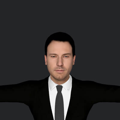 Ben Affleck Realistic Full Body Fully Rigged Character - 3D Model by ...