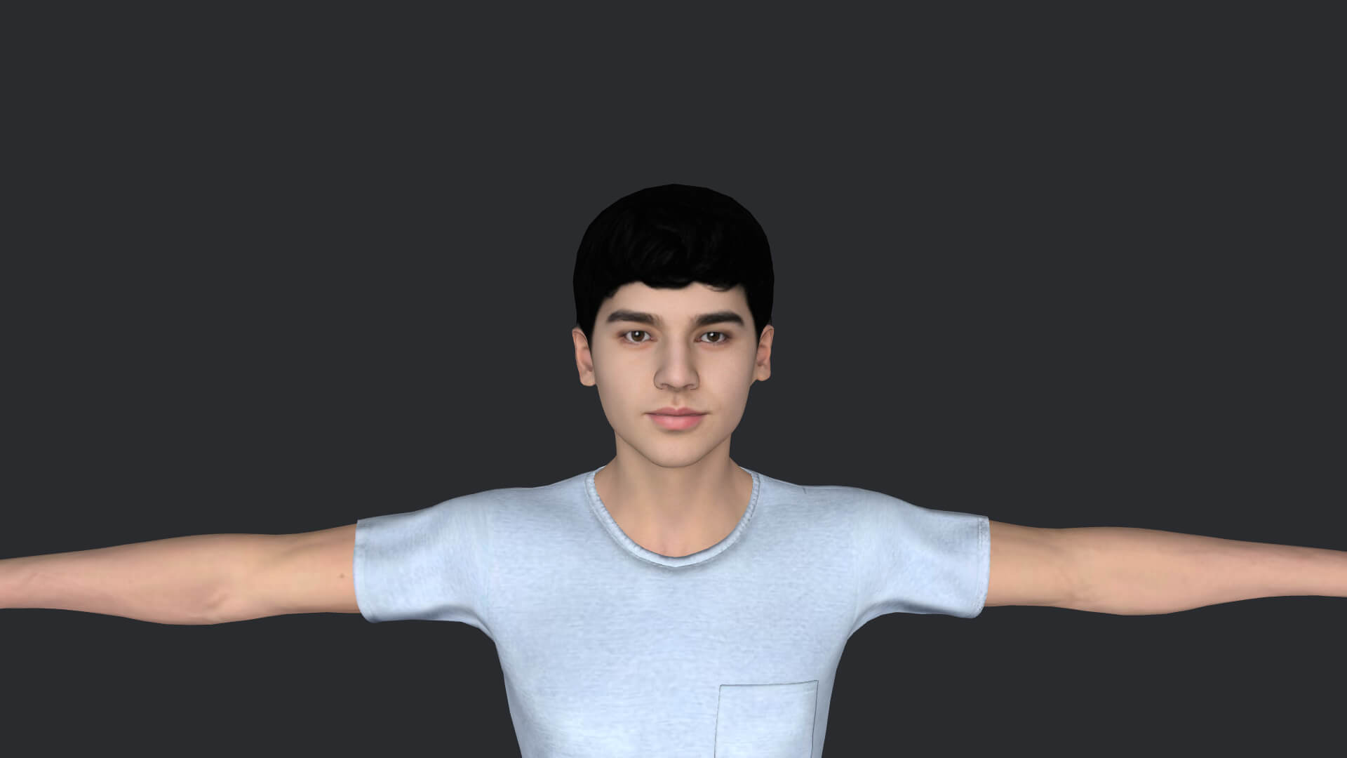 Ben J Pierce Realistic Full Body Fully Rigged Character - 3D Model by ...