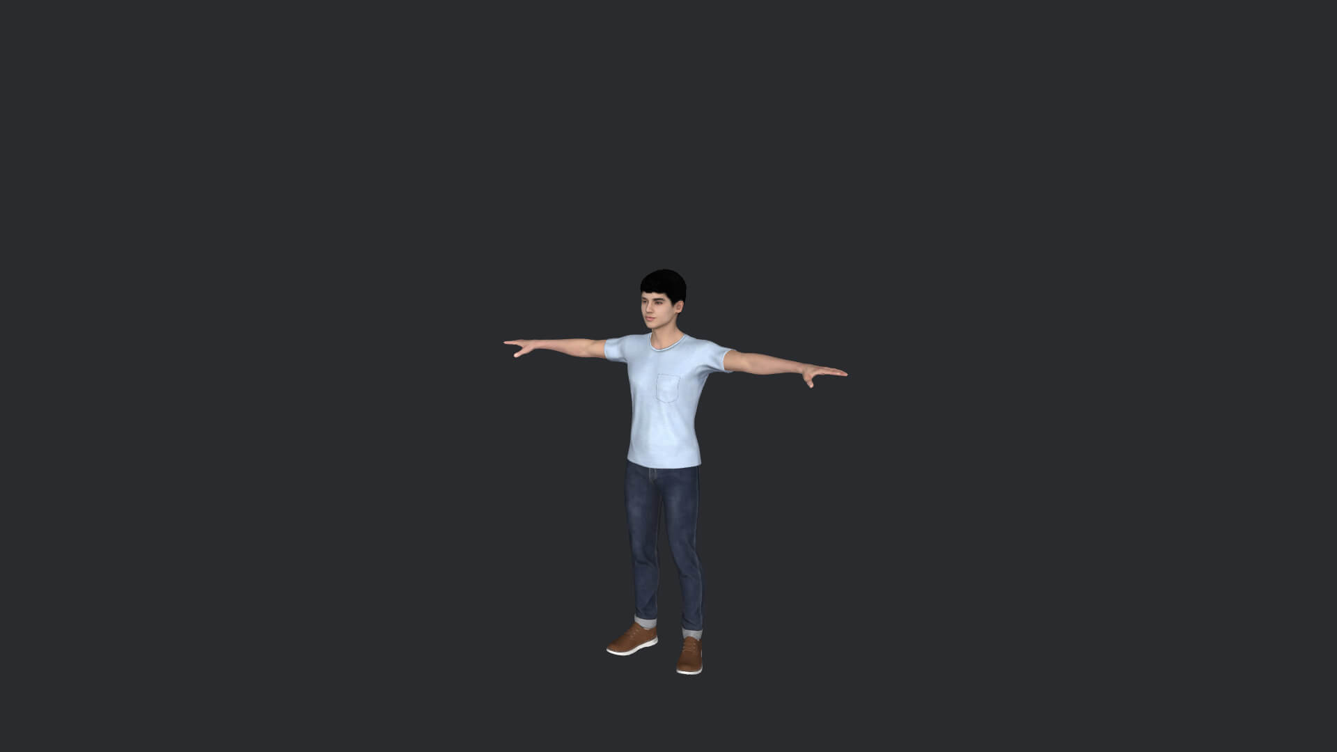 Ben J Pierce Realistic Full Body Fully Rigged Character - 3D Model by ...