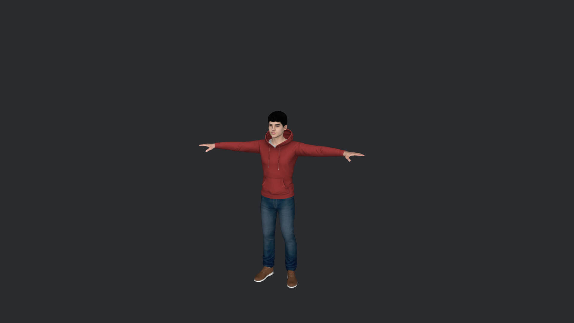 Ben J Pierce Realistic Full Body Fully Rigged Character - 3D Model by ...