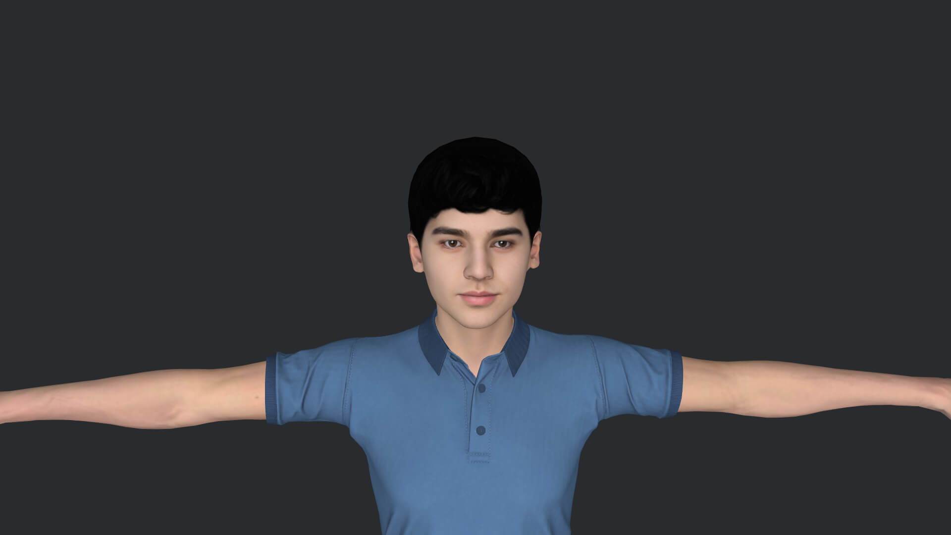 Ben J Pierce Realistic Full Body Fully Rigged Character - 3D Model by ...