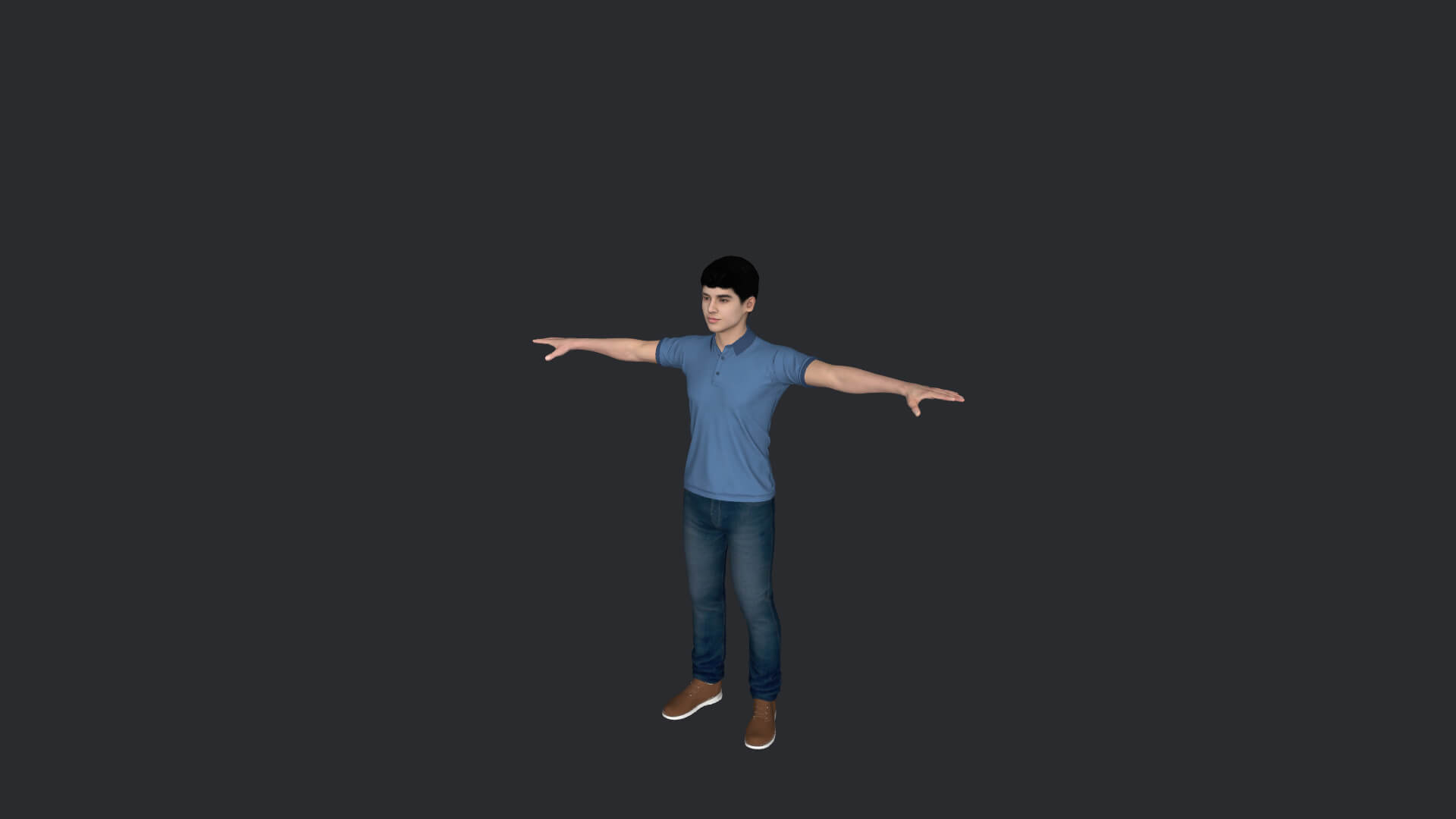 Ben J Pierce Realistic Full Body Fully Rigged Character - 3D Model by ...