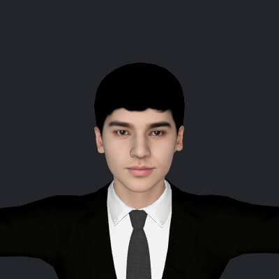 Ben J Pierce Realistic Full Body Fully Rigged Character - 3D Model by ...