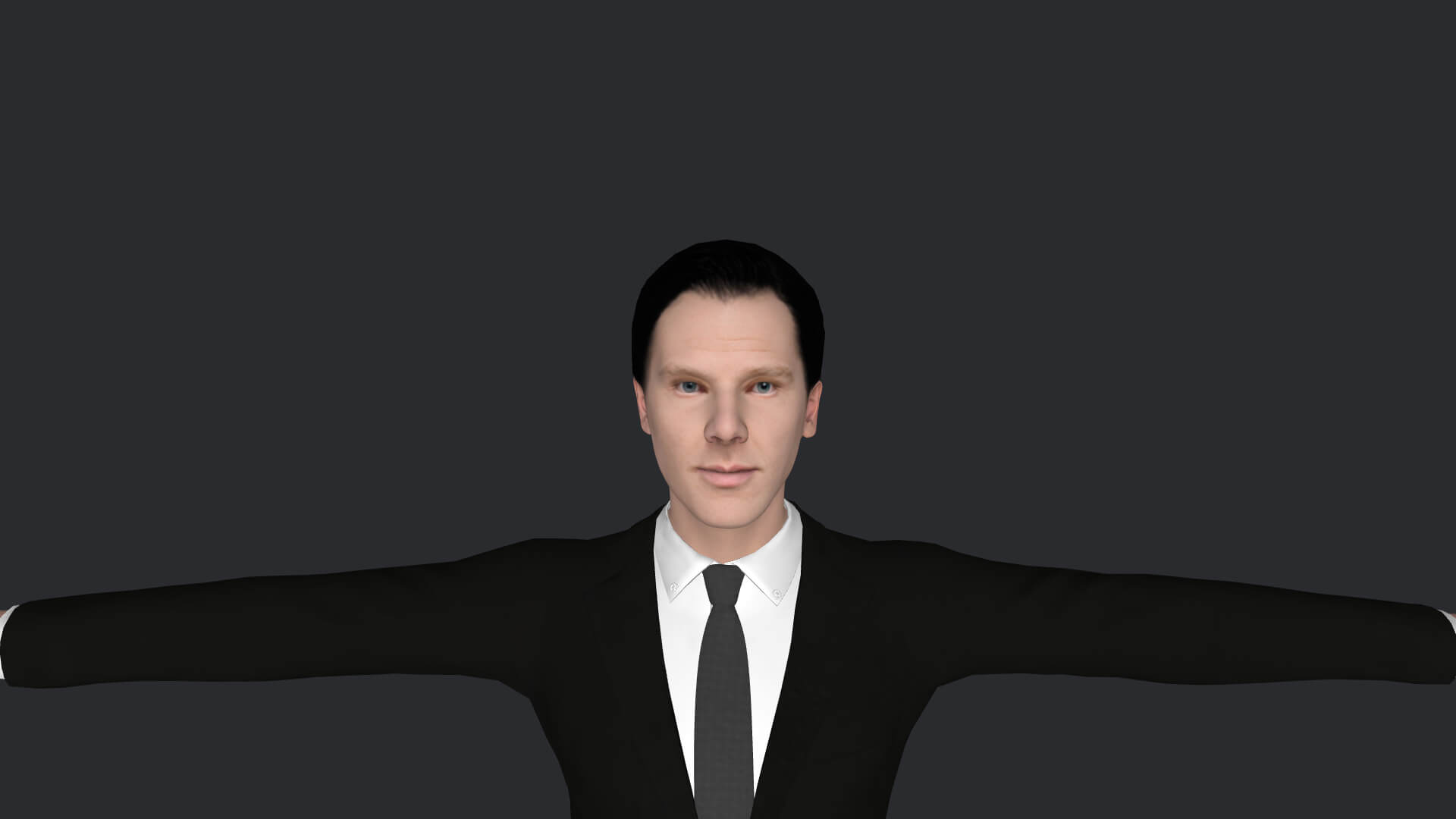 Benedict Cumberbatch Realistic Full Body Character - 3D Model by meta ...