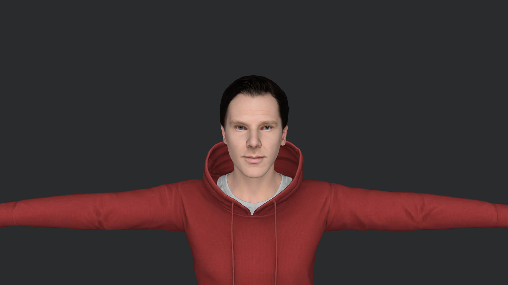 Benedict Cumberbatch Realistic Full Body Character - 3D Model by meta ...
