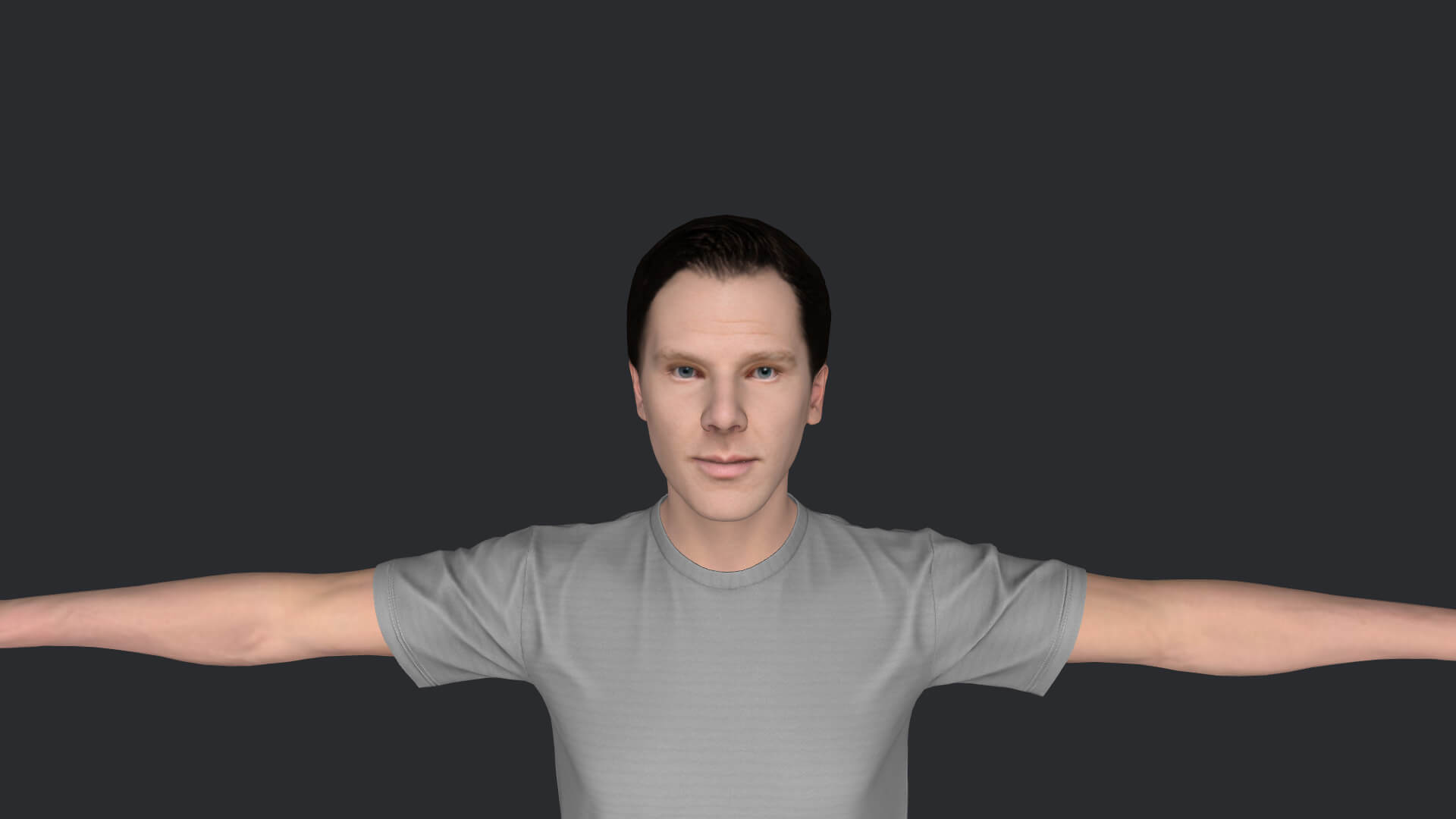 Benedict Cumberbatch Realistic Full Body Character - 3D Model by meta ...