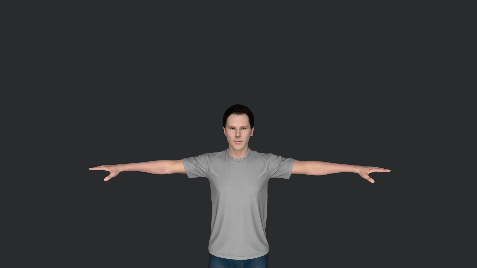 Benedict Cumberbatch Realistic Full Body Character - 3D Model by meta ...