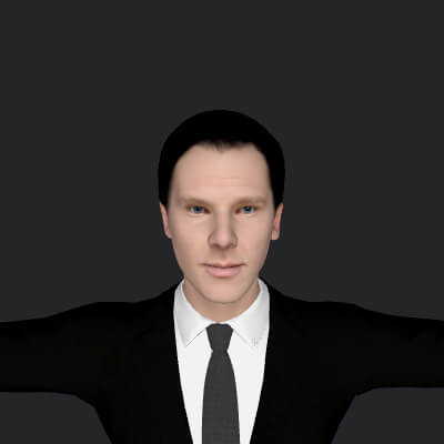 Matt Damon Realistic Full Body Fully Rigged Character - 3D Model by ...