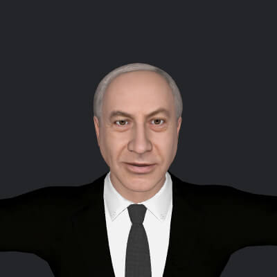 Benjamin Netanyahu Realistic Full-Body Rigged Character 3D Model by ...