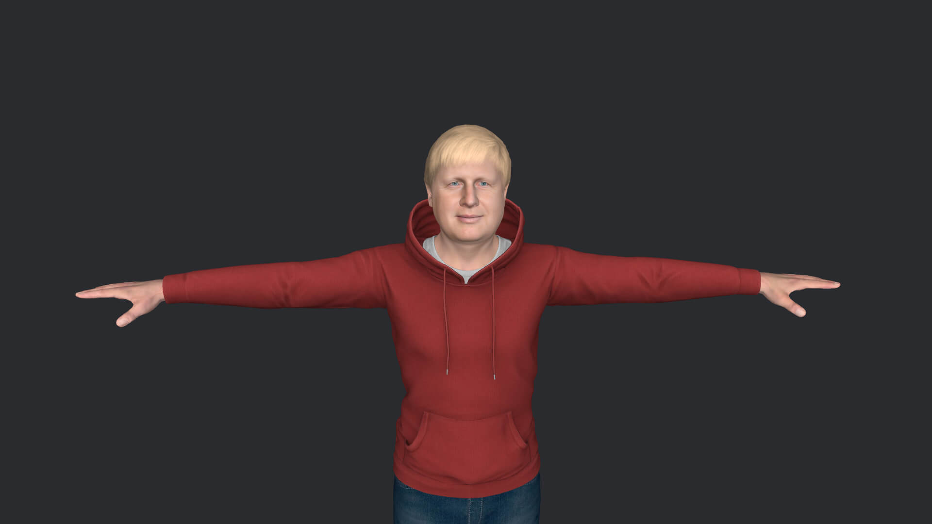 Boris Johnson Realistic Full Body Fully Rigged Character - 3D Model by ...