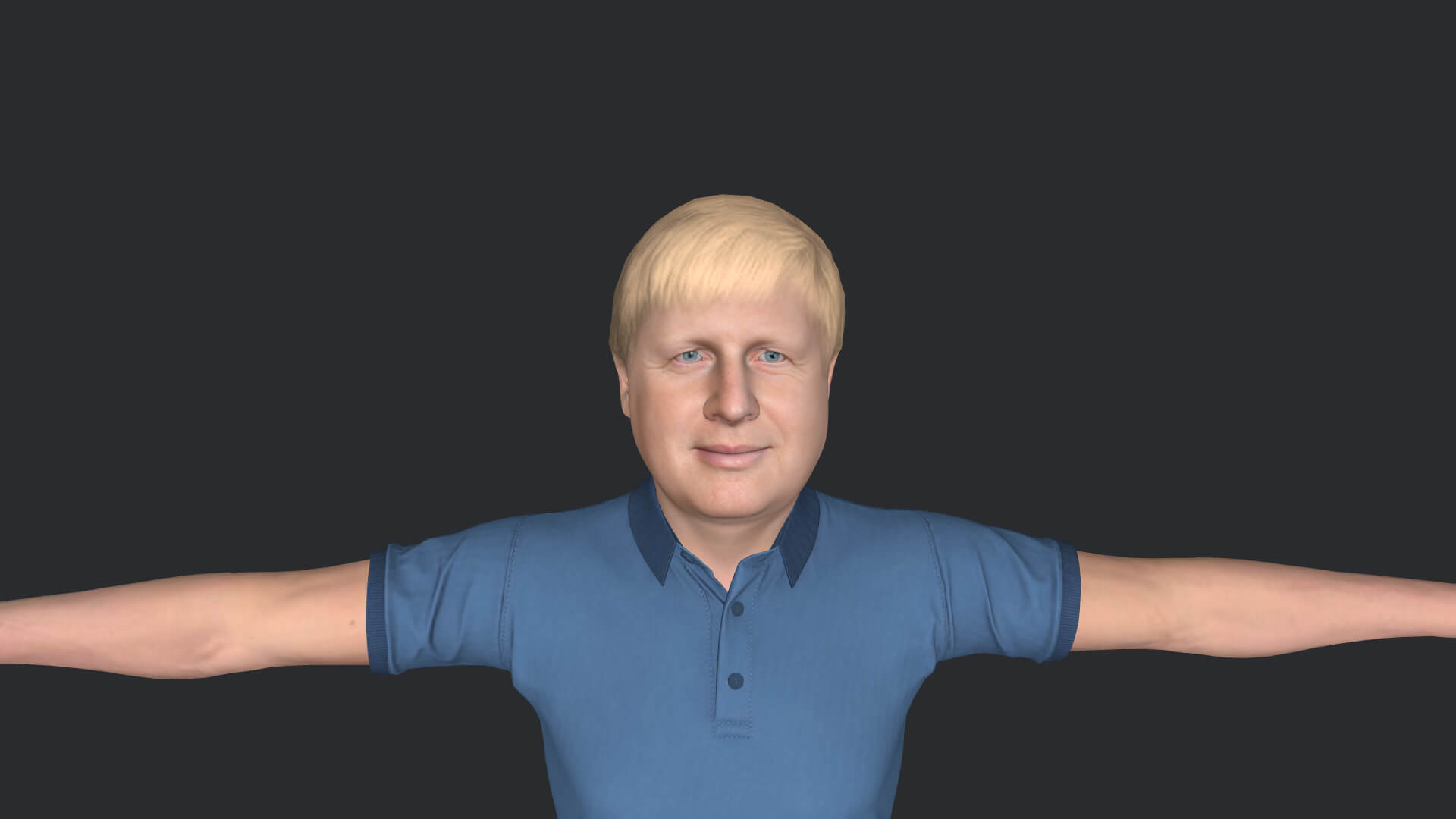 Boris Johnson Realistic Full Body Fully Rigged Character - 3D Model by ...