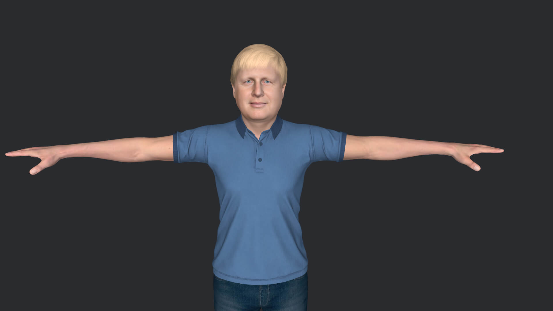 Boris Johnson Realistic Full Body Fully Rigged Character - 3D Model by ...