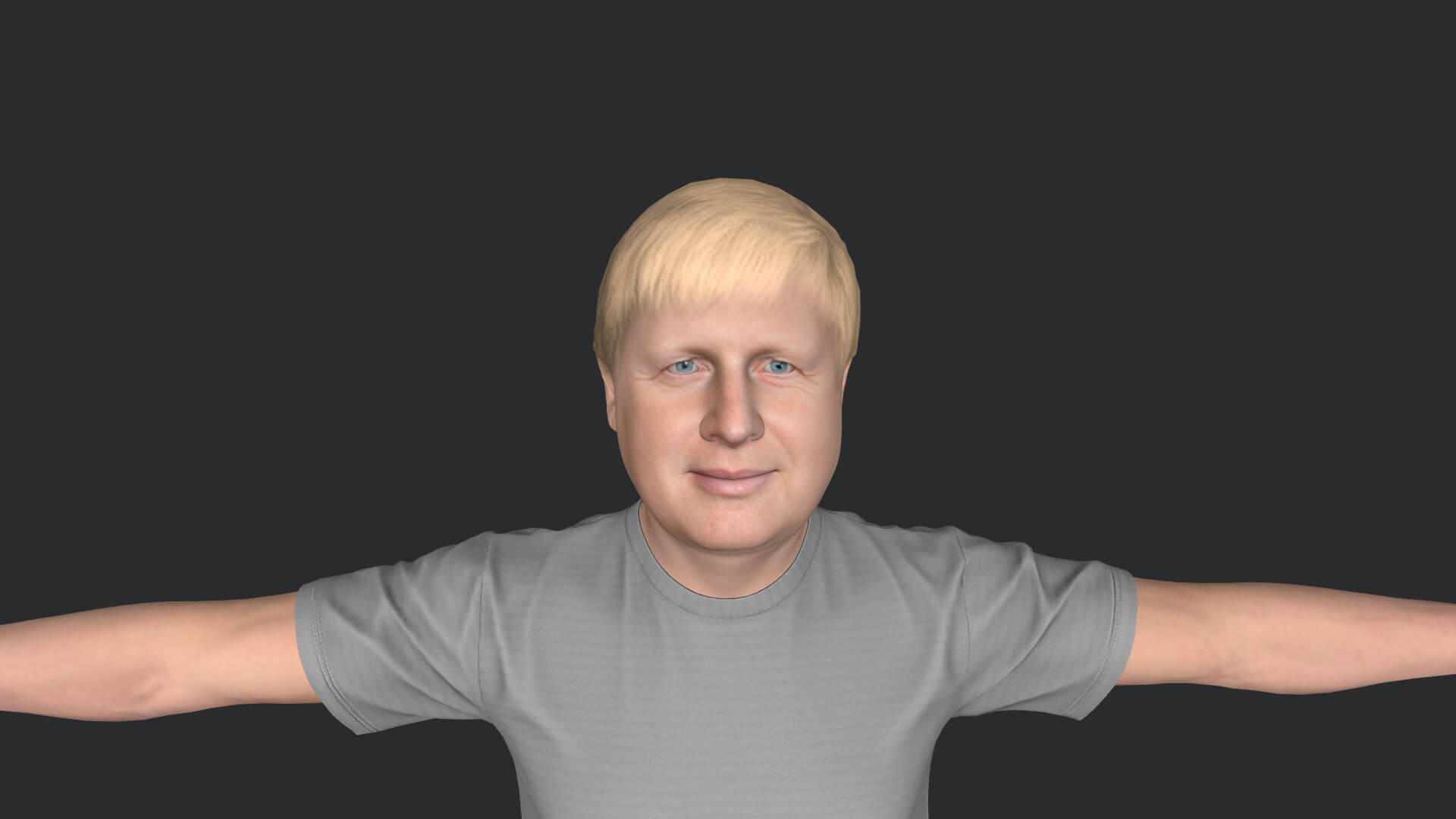 Boris Johnson Realistic Full Body Fully Rigged Character - 3D Model by ...