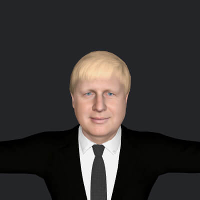 Boris Johnson Realistic Full Body Fully Rigged Character - 3D Model by ...