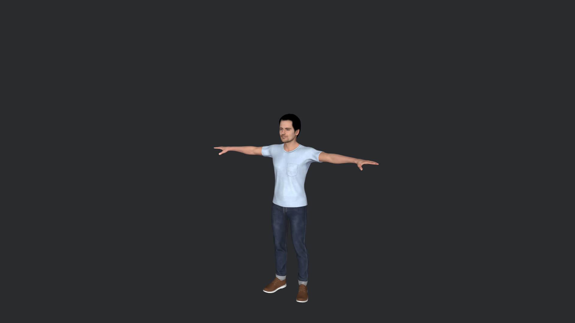 Brad Paisley Realistic Full Body Fully Rigged Character - 3D Model by ...