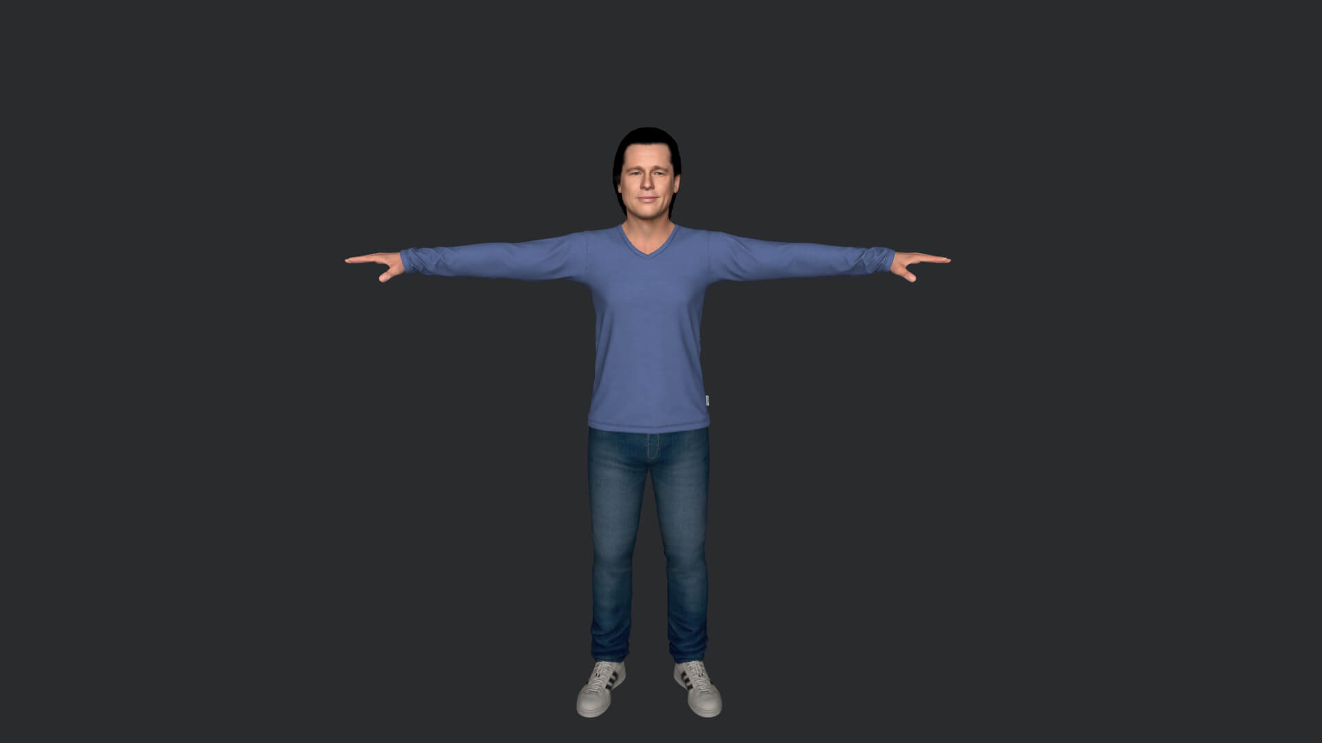 Brad Pitt Realistic Full Body Fully Rigged Character - 3D Model by meta ...